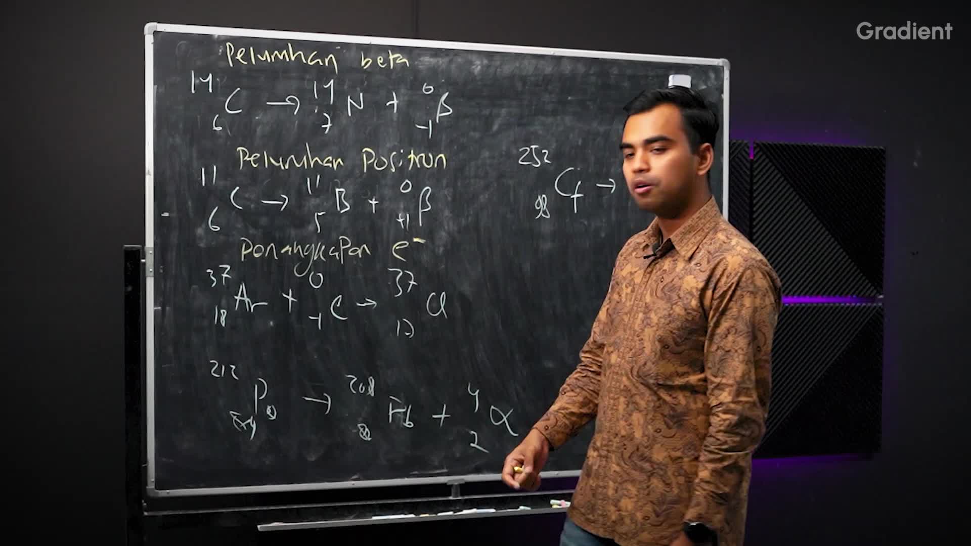 Materi Kimia Dasar 2: Radiasi Atom: Peluruhan Beta, Peluruhan Positron ...