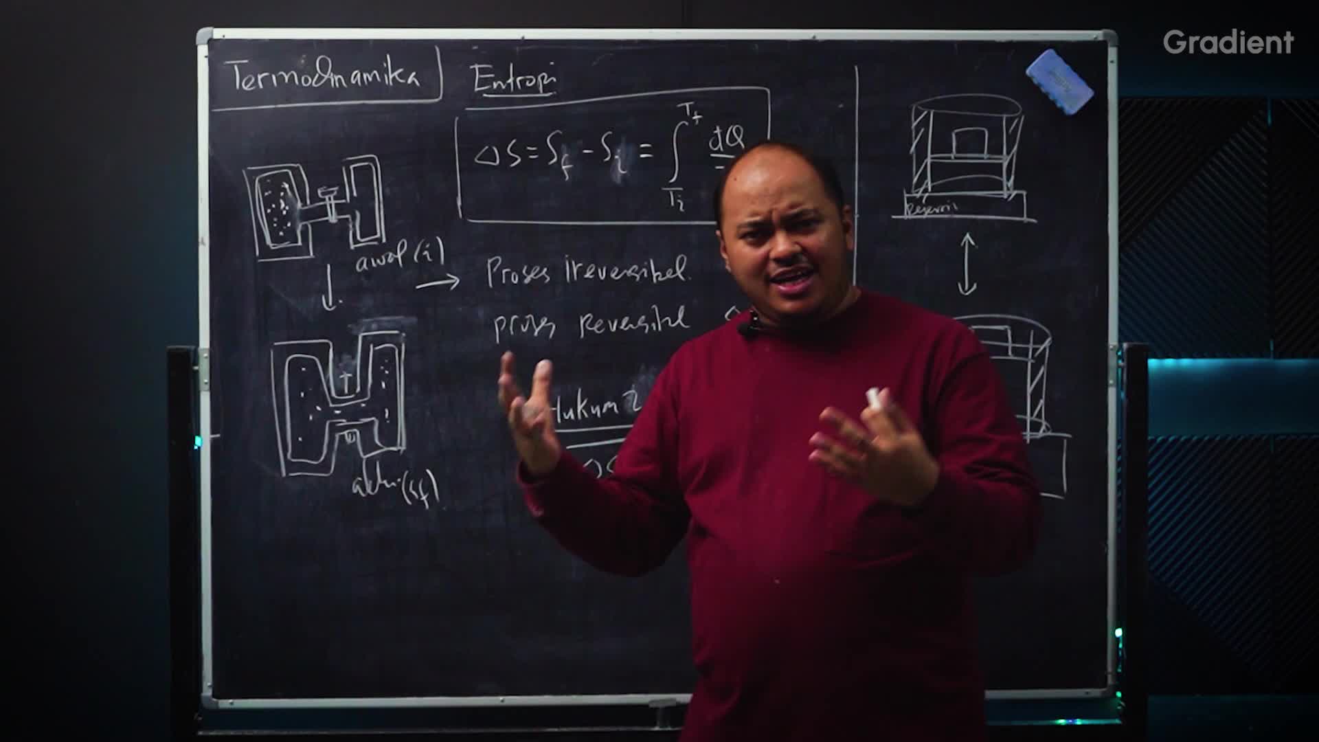 Materi Fisika Dasar 1: Hukum 2 Termodinamika: Entropi