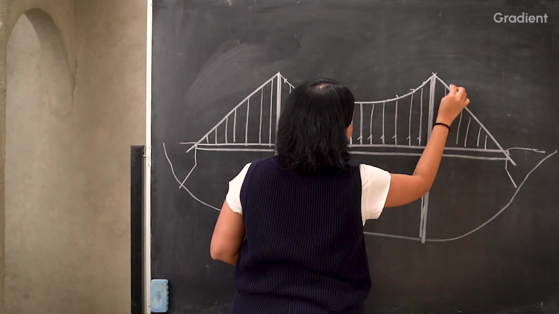 Materi Mekanika Teknik/Statika: Aliran Gaya - Suspension Bridge